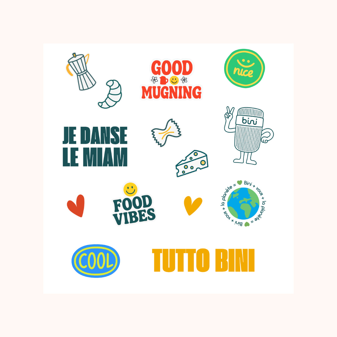 Planche de Stickers Bini – BINI